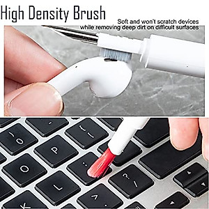 (2 Pack) FWY Earbuds Cleaning Kit, 4 in 1 Wireless Headphones Cleaning Tool Pen Multi-Function Cleaner Kit with Soft Brush for Earphones, Charging Box Accessories, Phone, Camera