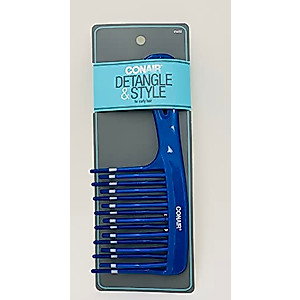 Conair Styling Essentials Style & Detangle Comb 1 ea (Pack of 3)