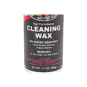 FW1 Wash&Wax High Performance Cleaning Wax Np Water Required Net Wt. 1.75 OZ