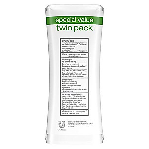 Dove go fresh Antiperspirant Deodorant, Cool Essentials 2.6 oz, Twin Pack