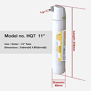 HEALSUMM 4-Stage Under Sink Water Provider System for Home use - Direct Connect, NSF/ANSI 42 Element, KC Certified, Quick Change, Made in Korea (Package Including Faucet)