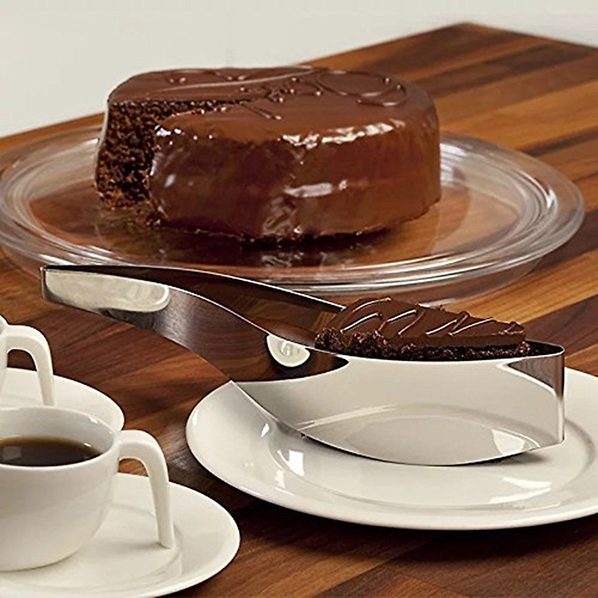 Enbar Stainless steel cake slicer and stainless steel cake shovel, cake server stainless steel perfect cake, pies and pastries