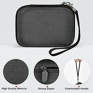 Againmore Hard Case Compatible with Hauyince/for ToAuite/for Lecnippy/for Bifevsr/for Lecran/for Saneen 4K 5K Digital Camera 48MP, Portable Camera Storage Cover-Black Bag+Black Zipper(Box Only)