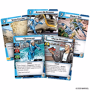 Marvel Champions The Card Game Quicksilver HERO PACK - Superhero Strategy Game, Cooperative Game for Kids and Adults, Ages 14+, 1-4 Players, 45-90 Minute Playtime, Made by Fantasy Flight Games
