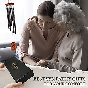 SteadStyle Memorial Gifts for Loss of Dad - Memorial Wind Chimes, Sympathy Gifts for Loss of Loved one, Bereavement Gifts for Loss of Father, Sympathy Gift Baskets