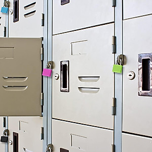 Yinpecly 1Pcs ABS Keyed Padlock, Waterproof Suitcase Padlock with Keys, Anti Rust Outdoor Lock for Cabinets Drawers 0.89'' Wide Zinc Alloy Body Shackle Purple Keyed Different