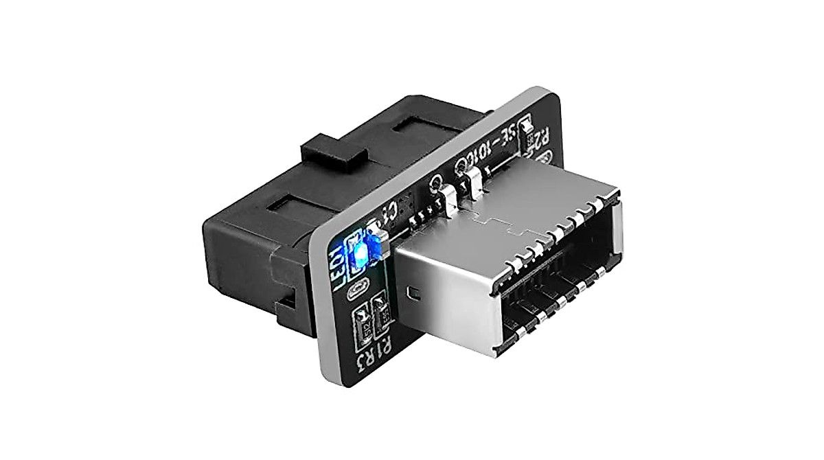 Oassuose USB 3.1 Front Panel Adapter for USB-C Port Upgrade