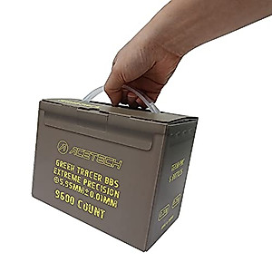 ACETECH Team-Pack Set 6 Bottles Green Tracer BBS (0.2g 9600CT)