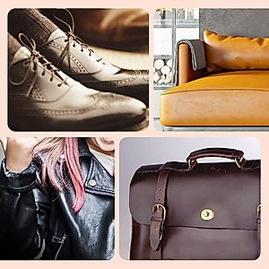 BAGERLA 273 Yards Leather Waxed Thread Sewing Kit Including Black Waxed Thread Needle Awl Thimble, Upholstery Repair Kit for Leather Carpet Sofa Seat Shoe Sewing and Repair