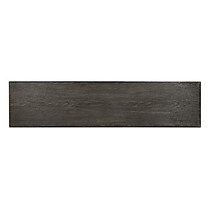 Christopher Knight Home Rolando Outdoor Aluminum Dining Bench with Steel Frame, Grey / Black