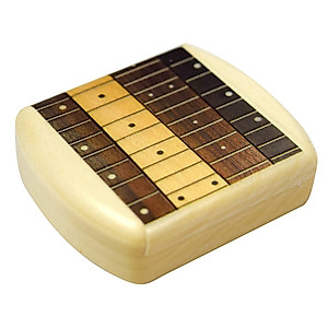 Guitar Pick Caddy Box, American Made Aspen Wood with 4 Picks