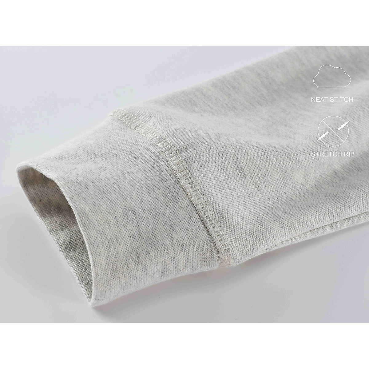 KNQR Men's Retro Athletic Workout Sports Full Zip Soft Fleece Running Hiking Sweatshirt Hoodie Heather Oatmeal XXL