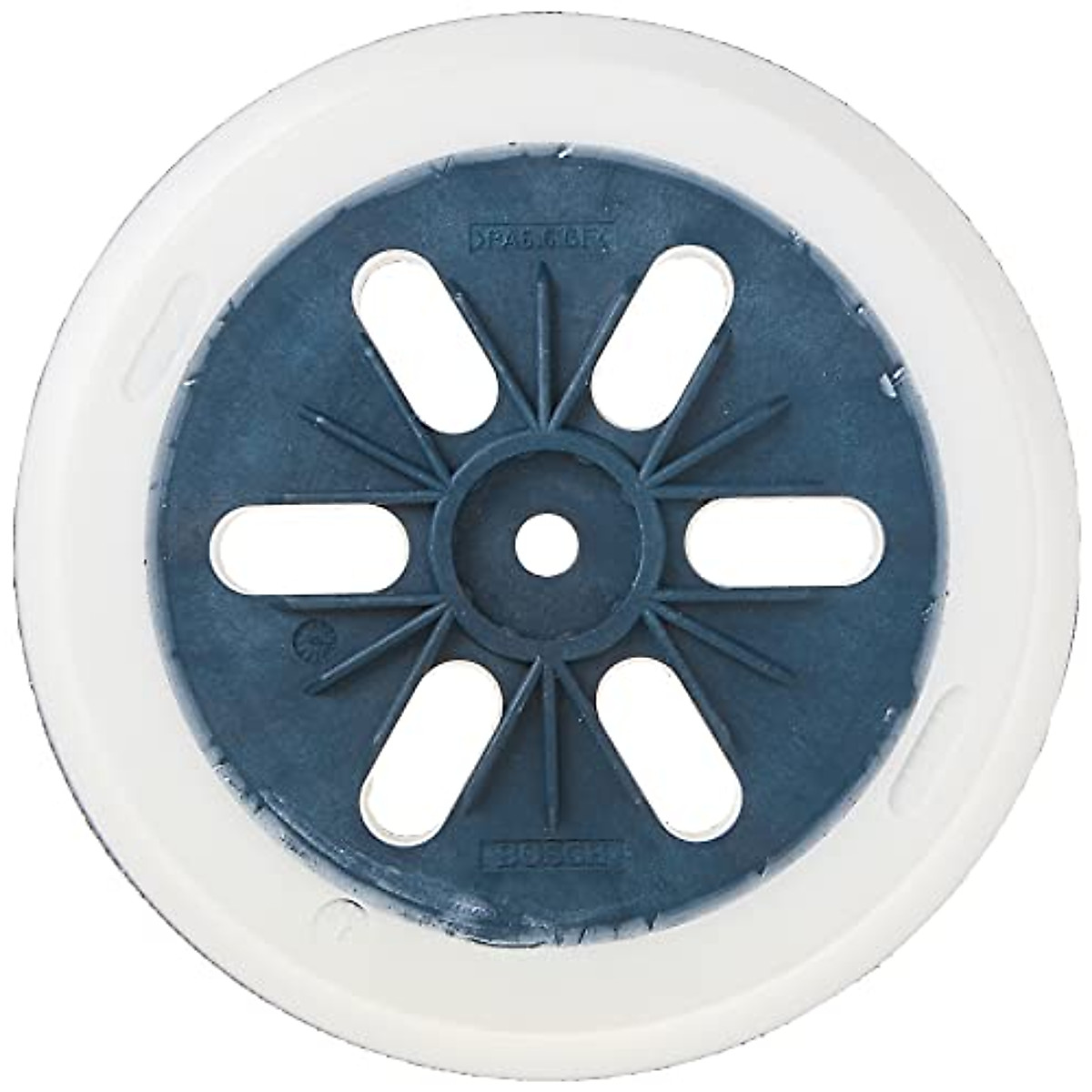 BOSCH RS6046 6 In. Hard Hook-&-Loop Sander Backing Pad for Flat Sanding without Gouging and Fast Removal