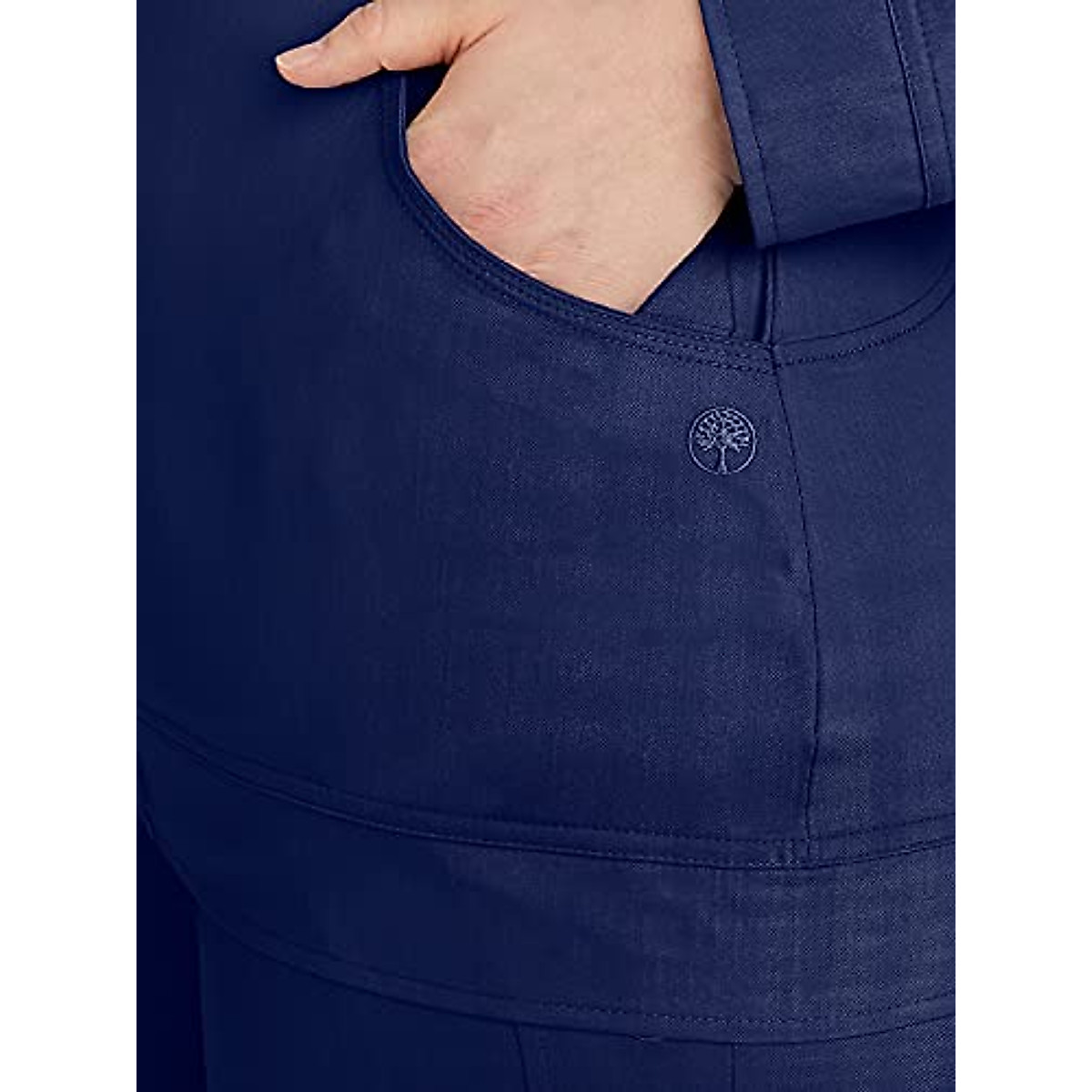 Healing Hands Scrub Jacket for Women 2 Pocket Purple Label Scrubs 5038 Dakota Zip up Womens Jacket Navy L