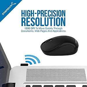 10 Port 60W USB 3.0 Hub with Individual Power Switches and LEDs Includes 60W 12V/5A Power Adapter+Mini Travel 2.4GHz Wireless Mouse with Nano Receiver