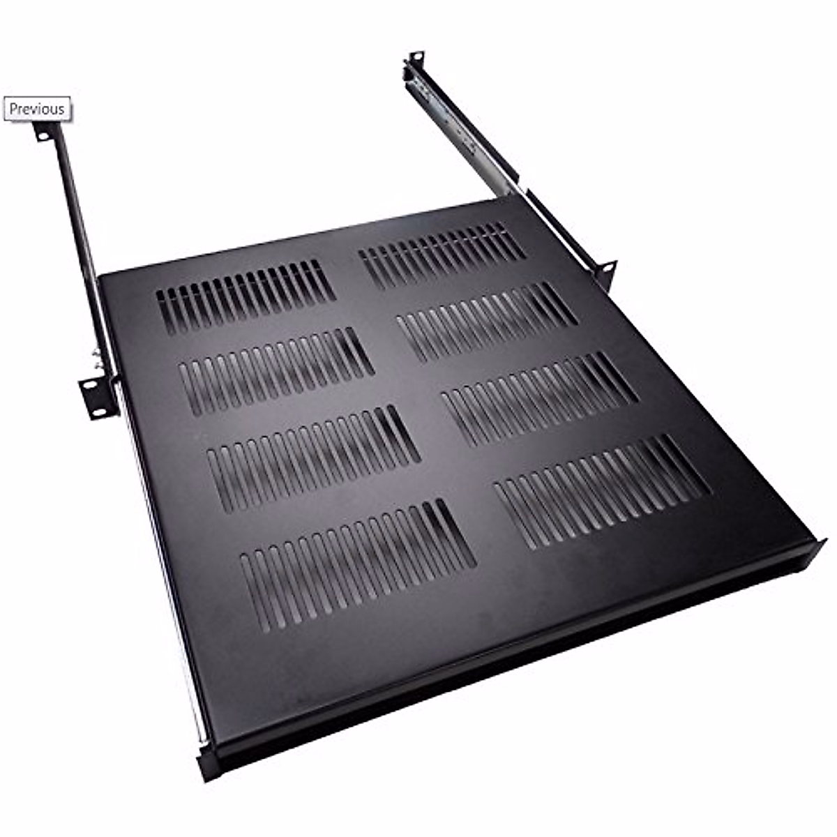 Star Case 1U Pullout Ventilated Rack Mount Shelf - (RFSHELF17SLV)