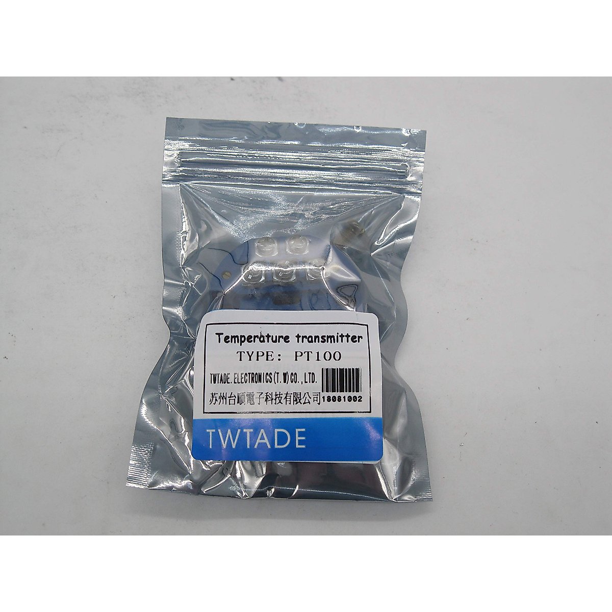 TWTADE / -0~200 Celsius RTD PT100 SBW Temperature Sensor Temperature Transmitter Isolated Detector Module -0~200 Degree - 4-20MA