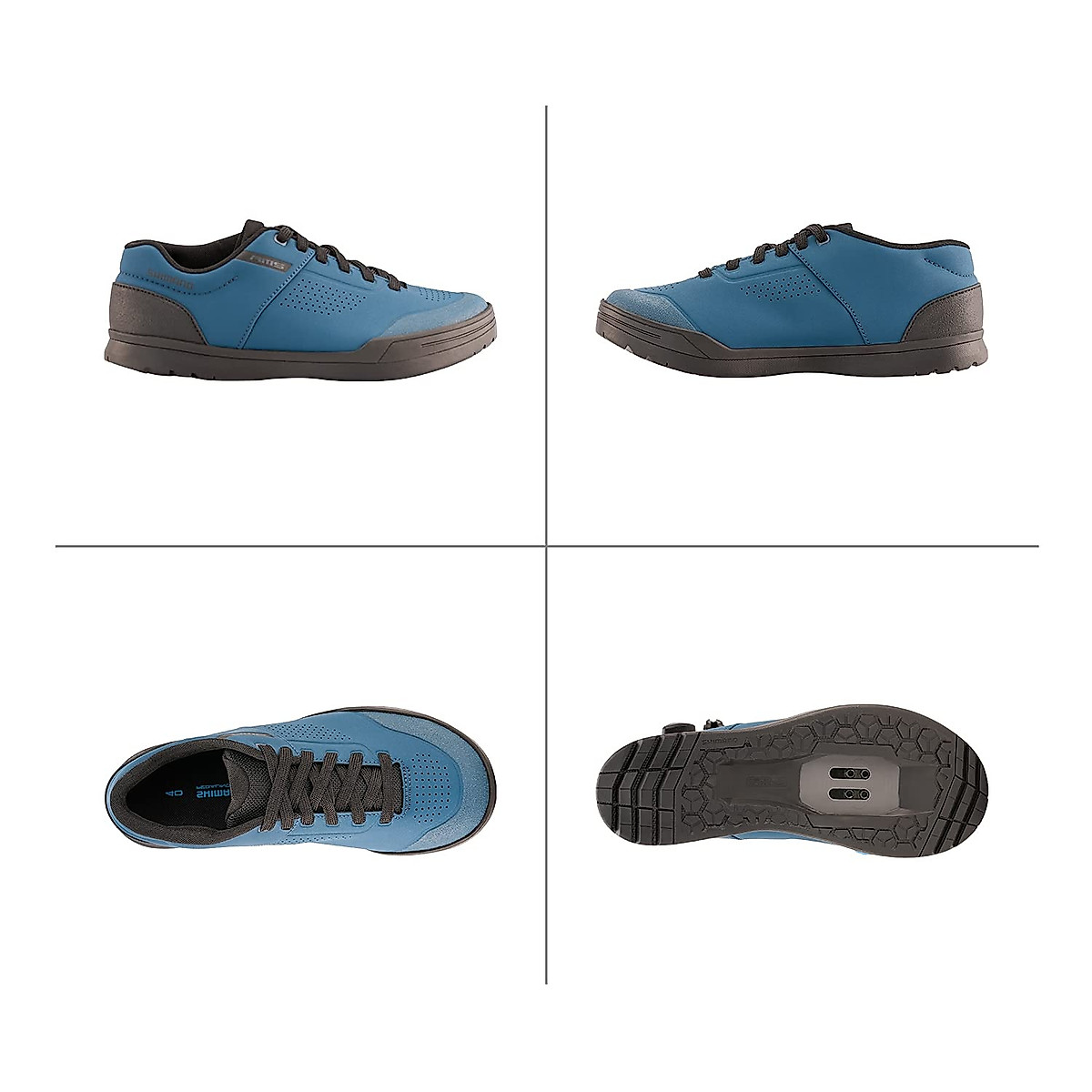 SHIMANO SH-AM503W Versatile Women’s SPD Mountain Biking Shoe, Aqua, 6.5-7