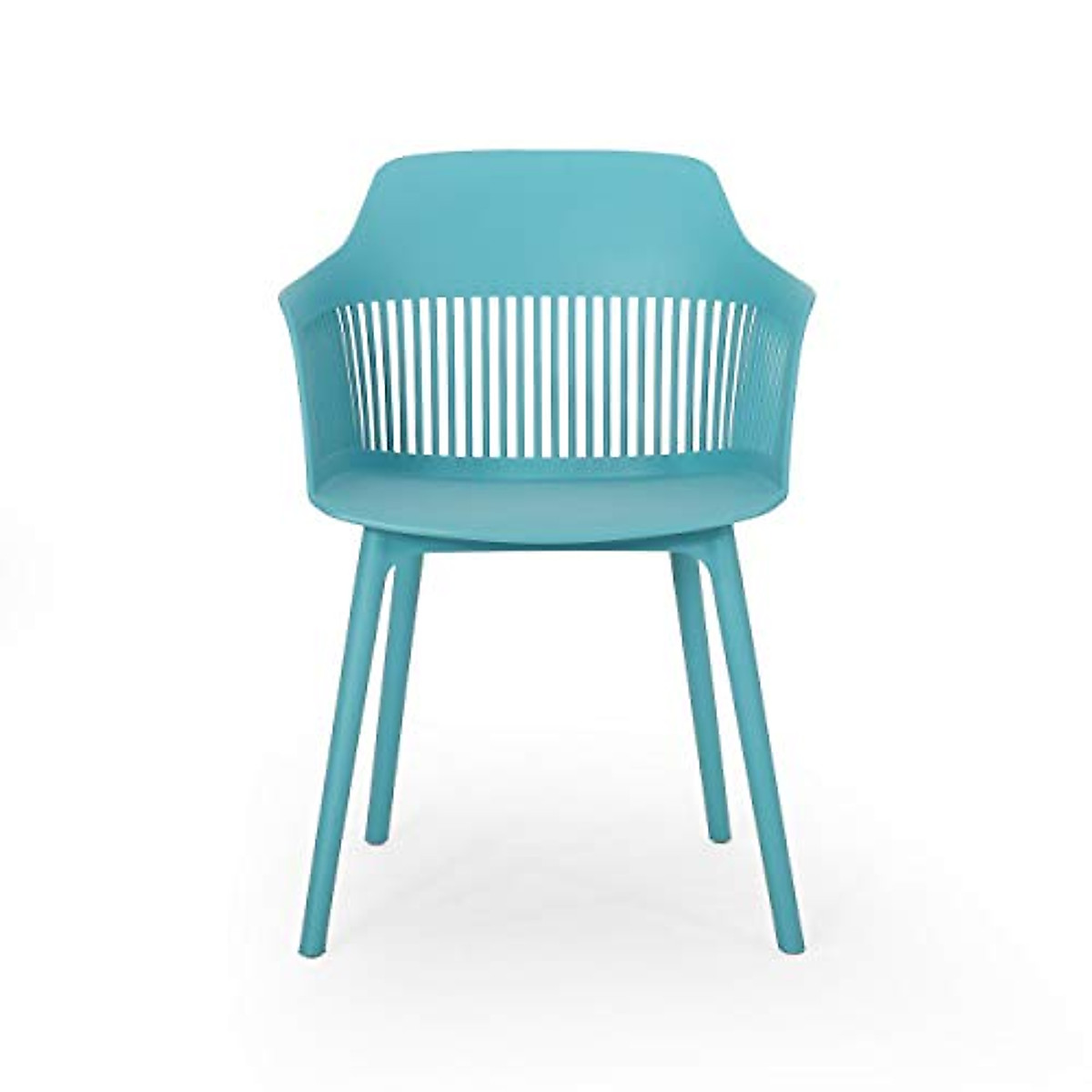 Christopher Knight Home Ladonna Outdoor Dining Chair (Set of 2), Teal