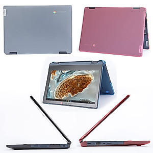 mCover Case Compatible for 2021~2022 11.6" Lenovo IdeaPad Flex 3 (11") 11M836 2 in 1 Chromebook Laptop ONLY (NOT Fitting Any Other Lenovo Models) - Purple