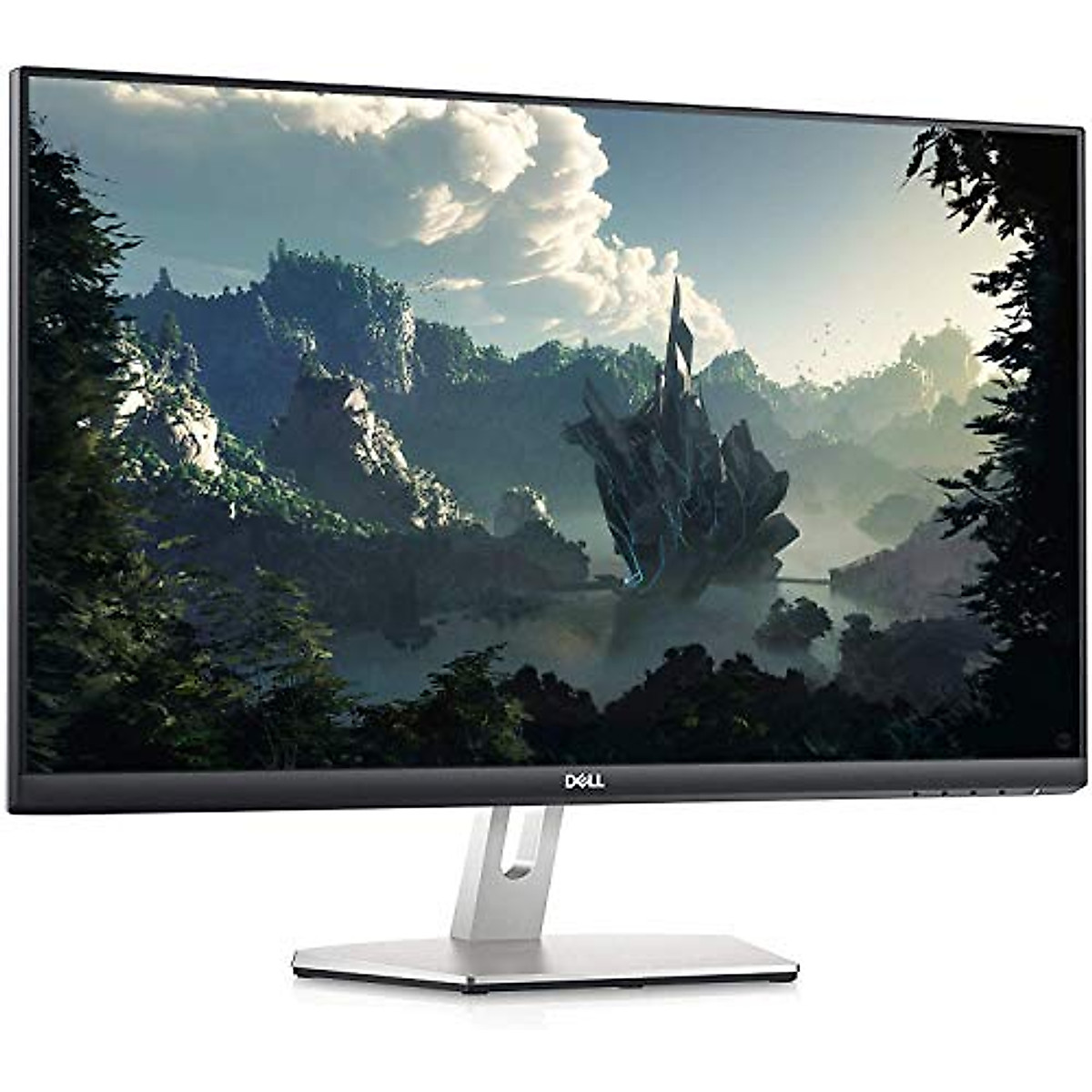 Dell Newest 27-inch QHD 1440p (2560 x 1440) IPS Ultra-Thin Bezel Monitor, 75Hz Refresh Rate, ADM FreeSync, HDMI, DisplayPorts, Built in Speakers, VESA Certified, Sliver