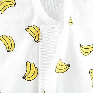 Zunea Cat Surgery Recovery Suit for Abdominal Wounds Soft Cotton Skin Diseases Clothes After Surgery Wear Cone E-Collar Alternative Clothing Kitten Surgical Pajama for Anti Licking Banana M