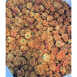 G GT LEAF Carolina Reaper Chili Pepper, Whole Dried (8 Minimum, plus Bonus Peppers)