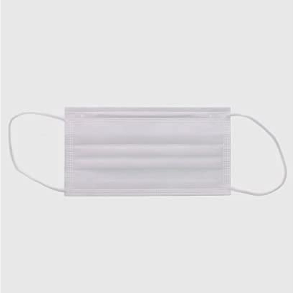 3 Ply Disposable Masks - MADE IN THE USA - 50 Pack (White)