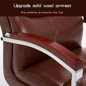 WHLONG Home Office Chairs, Ergonomic Executive Chair for Home, PU Leather High Back Computer Chair Executive Chairs(Color:A)