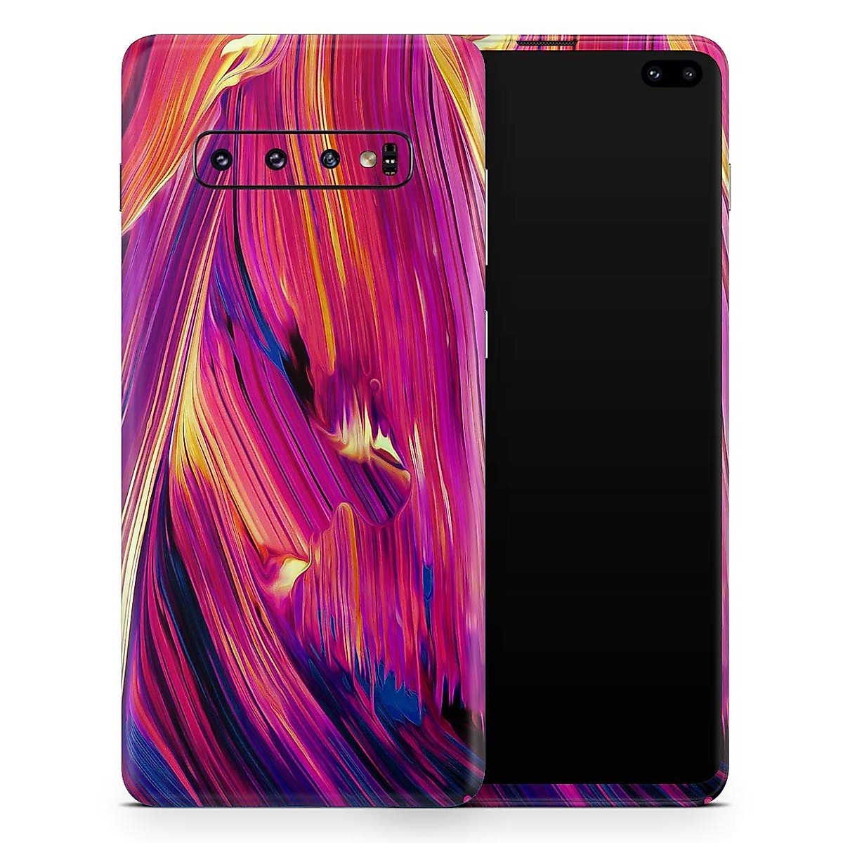 DesignSkinz Liquid Abstract Paint Remix V40 Protective Vinyl Decal Wrap Skin Cover Compatible with The Samsung Galaxy S20 (Screen Trim & Back Glass Skin)