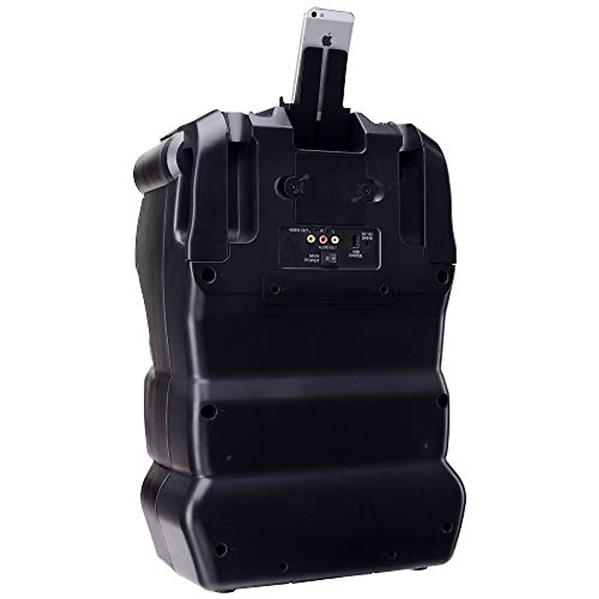 Karaoke USA GF920 Rechargeable Portable Bluetooth CDG-MP3G Karaoke Machine and PA System with 2 Microphones