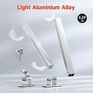 RICH SOLAR Adjustable Solar Panel Tilt Mount Brackets Support up to 300 Watt Solar Panel for Roof, RV, Boat and Any Flat Surface, for on-Grid/Off-Grid Systems