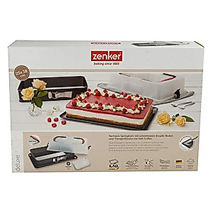 Zenker 6112 Springform Baking Tray Enamel with Carry Cover