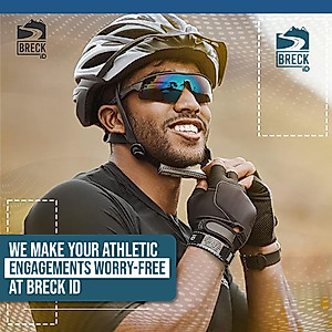 BRECK iD Personalized Medical Alert Bracelet for Women - Custom Engraved Emergency Medical ID Wristband - Diabetic, Autism, Seizure Alert, Life Alert - Nylon Sport Bracelet, Adjustable, Durable, Comfortable