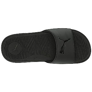 PUMA Women's Cool Cat 2.0 Slide Sandal, Sport Black Black, 8