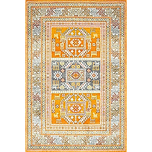 nuLOOM Marisela Tribal Area Rug, 5' x 7' 5", Navy
