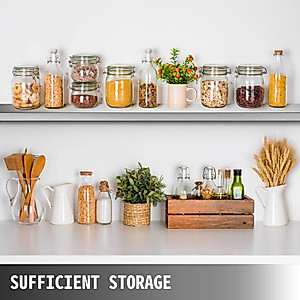 Happybuy Concession Shelf 70.8L x 11.4W Inch with Stainless Steel Frame and Surface Board for Food Trailer Serving Window