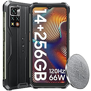 Blackview Rugged Smartphone, BV9200 14GB+256GB/1TB Rugged Phones Unlocked(2023), 66W Fast+30W Wireless Charging, 2.4K 120Hz Display, Harman Audio, Helio G96, 50MP+16MP, Android 12 Rugged Phone, NFC