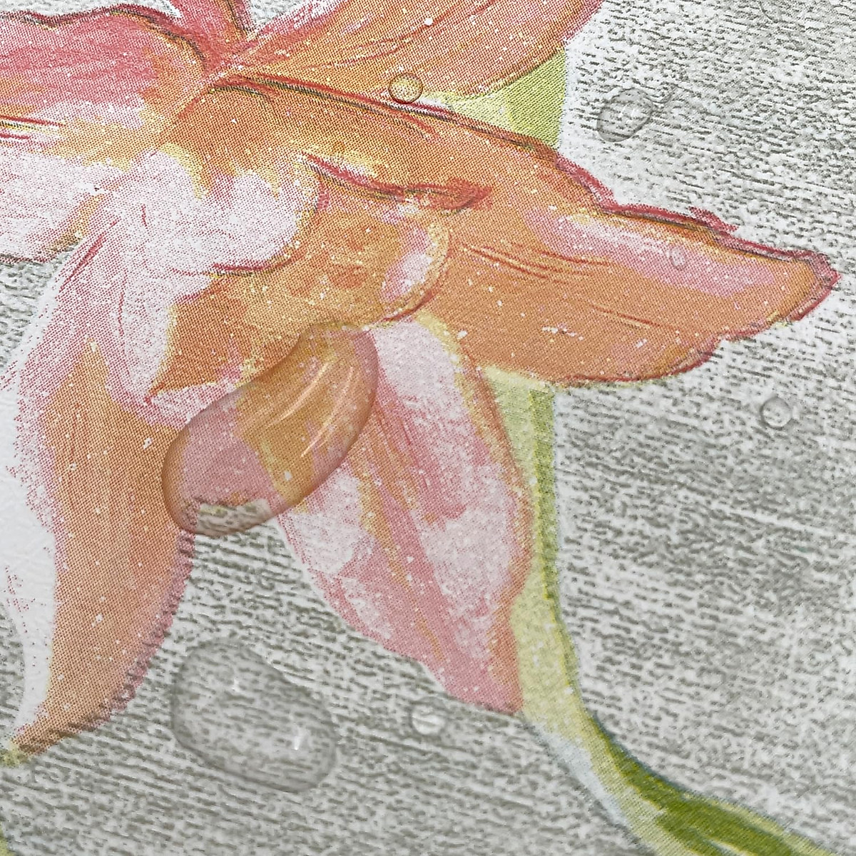 Yifely Rural Floal Vinyl Furniture Paper Pre-Pasted Shelf Liner Dresser Drawer Sticker 17.7 Inch by 9.8 Feet