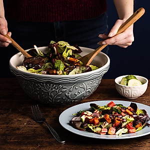 Mason Cash Nautical Set of 4 Prep Bowls, Grey