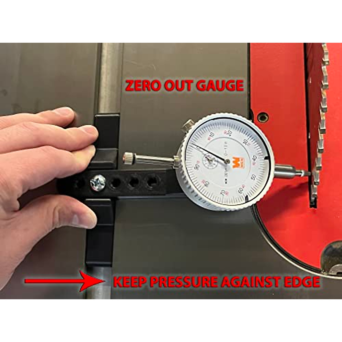 Table Saw Alignment Gauge Without Dial Indicator - Calibrate and Align Your Blade & Fence - Eliminate Burn Marks and Reduce Kickback!