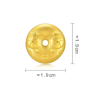Chow Sang Sang 999.9 24K Gold Price-by-Weight 19.98g Gold Chinese Zodiac Ingot (Goat)