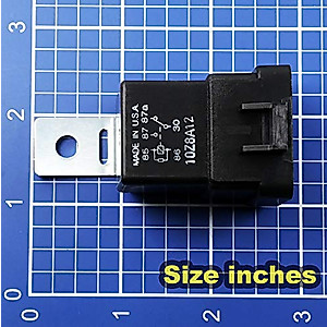 ( One Pair) OMRON Trim Tilt Relay for Outboard Motor American, SPDT, 12 VDC, 40A, G8JN Series, Panel, Quick Connect