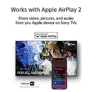 Sony X80J 55 Inch TV: 4K Ultra HD LED Smart Google TV with Dolby Vision HDR and Alexa Compatibility KD55X80J- 2021 Model