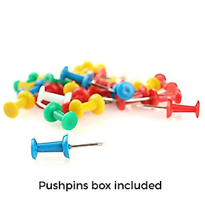 PinPix ArtToFrames 28x22 Custom Cork Bulletin Board Bag of Cherries Poster Board Has a Fabric Style Canvas Finish, Framed in Satin Black (PinPix-1366)