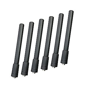 Walkie Talkie Short Antenna with SMA-Female, 3.4 inch Elastic Antenna for Two Way Radio UHF 400-480MHz, Compatible with Samcom FPCN30A/ FPCN10A (6pcs)