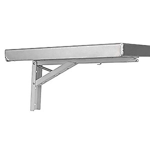 RecPro Concession Shelf Aluminum Drop Down Folding Serving Food Truck Shelf (72" Shelf) | Made in USA