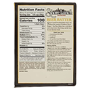 Shore Lunch Batter Mix Beer Batter Mix, 9 Oz, 6 Pack