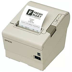 Epson TM-T88V Thermal Receipt Printer Bundle for Office - Package Includes The Epson Receipt Printer TM-T88V, Compatible Power Adapter, USB Cable & Microfiber Cloth, High-Speed (Renewed)