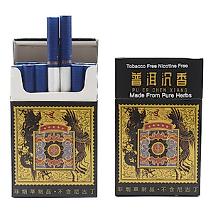 Herbal Cigarettes - Tobacco and Nicotine Free-Made from pure herbs with added honey- 2 Packs and 4 Packs (2 Packs 40 Smokes)